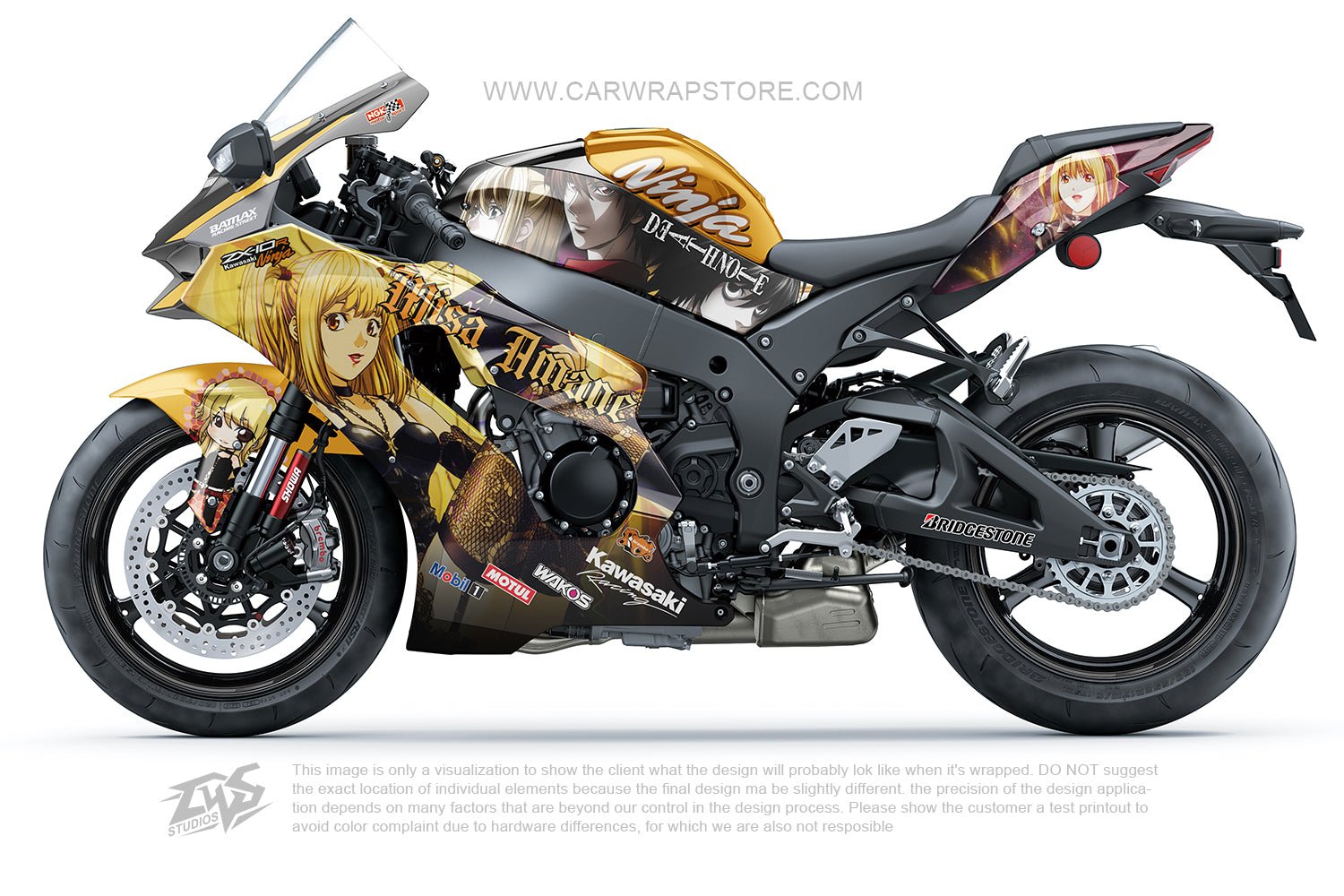 Death Note motorcycle wrap vinyl stickers Fit With Any Motorcycle