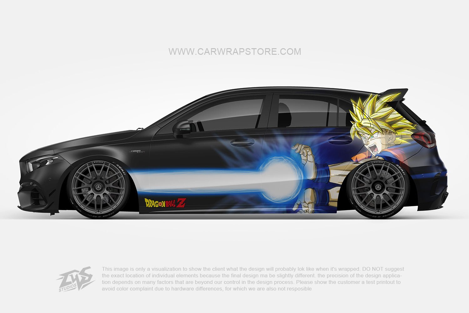 Goku BDZ ITASHA anime car wrap vinyl stickers Fit With Any Cars