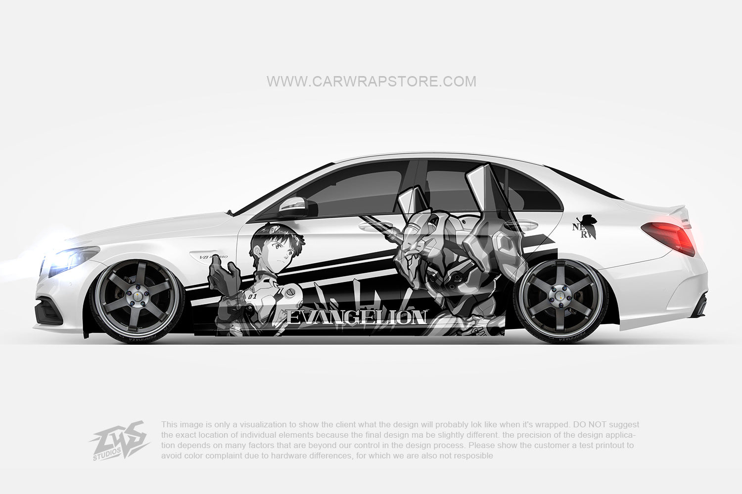 Ikari Shinji Neon Genesis Evangelion EVA ITASHA anime car wrap vinyl ...