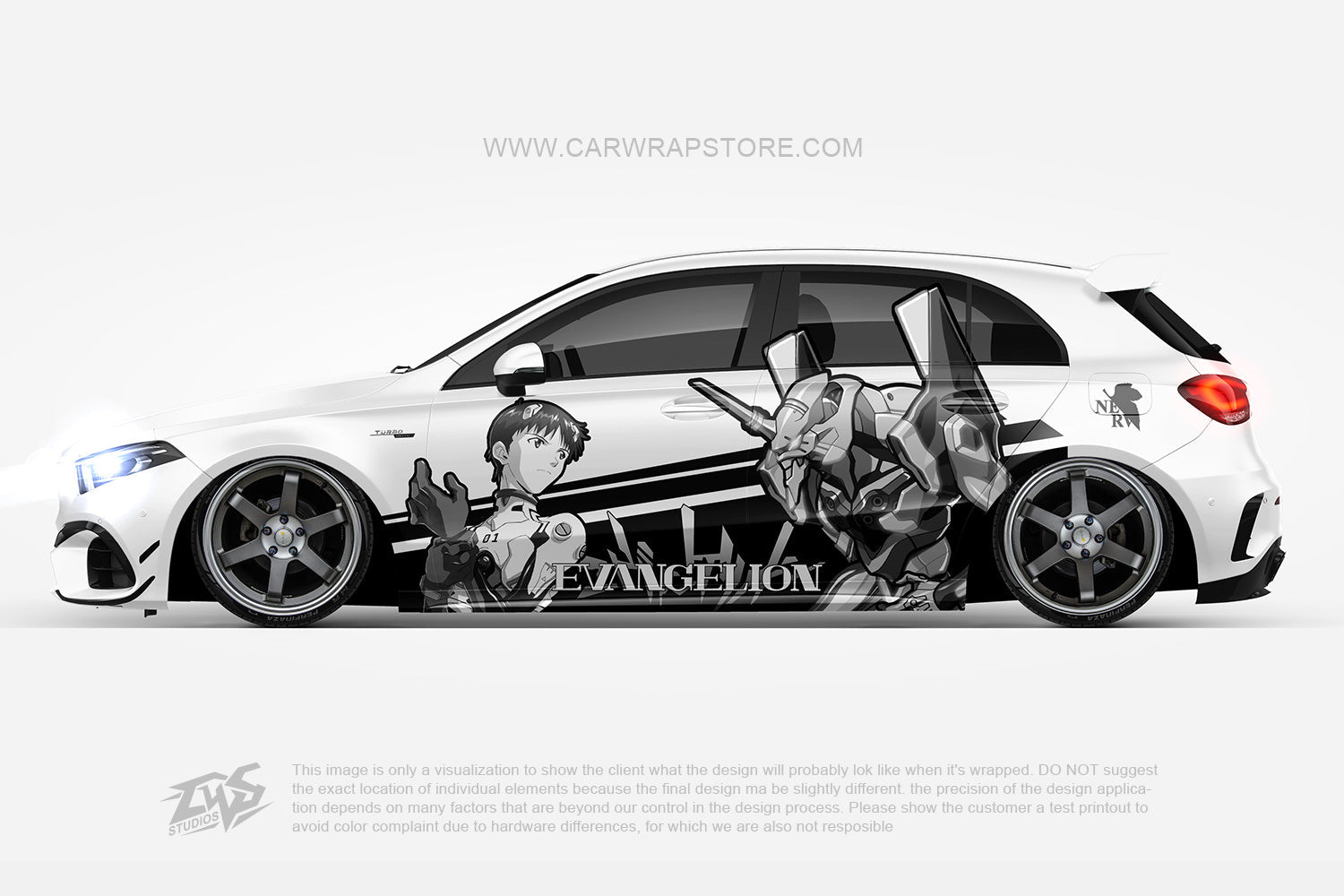 Ikari Shinji Neon Genesis Evangelion EVA ITASHA anime car wrap vinyl ...