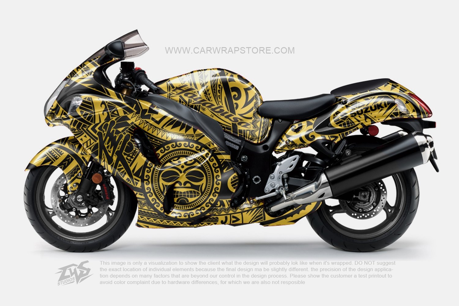 Samoan Hawaiian motorcycle wrap vinyl stickers Fit With Any moto