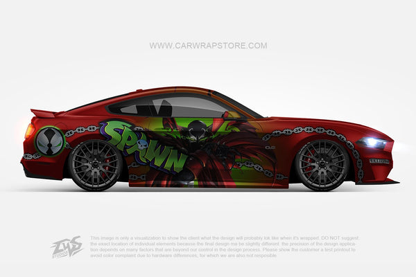 Spawn ITASHA anime car wrap vinyl stickers Fit With Any Cars