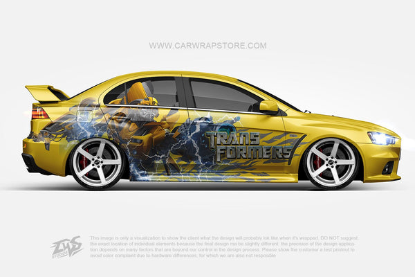 Transformers ITASHA anime car wrap vinyl stickers Fit With Any Cars