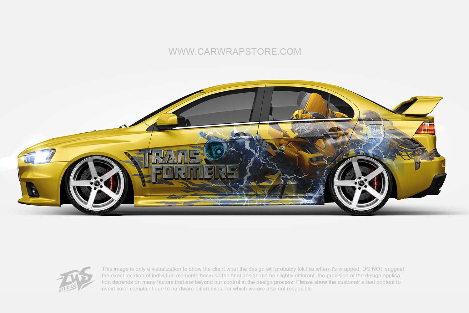 Transformers ITASHA anime car wrap vinyl stickers Fit With Any Cars