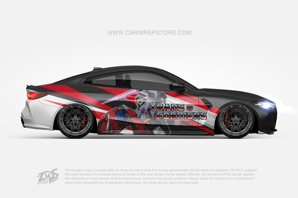 Transformers ITASHA anime car wrap vinyl stickers Fit With Any Cars