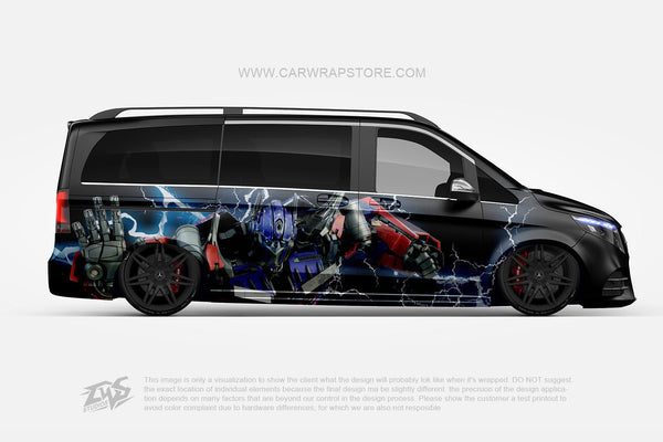 Transformers ITASHA anime car wrap vinyl stickers Fit With Any Cars