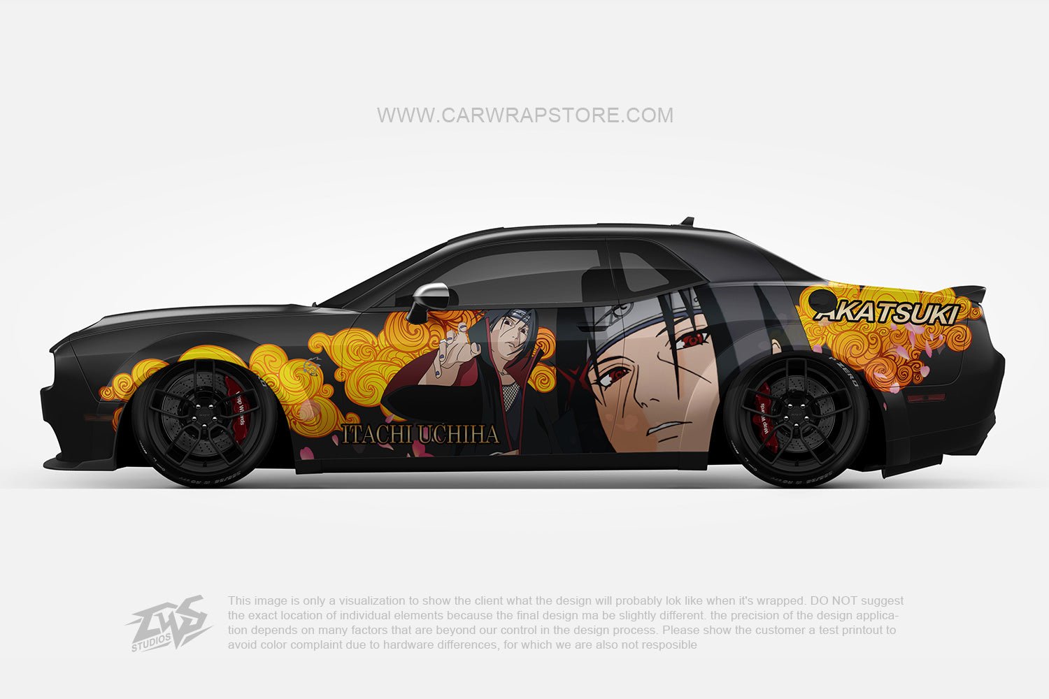 Uchiha Itachi Naruto ITASHA anime car wrap vinyl stickers Fit With Any Cars