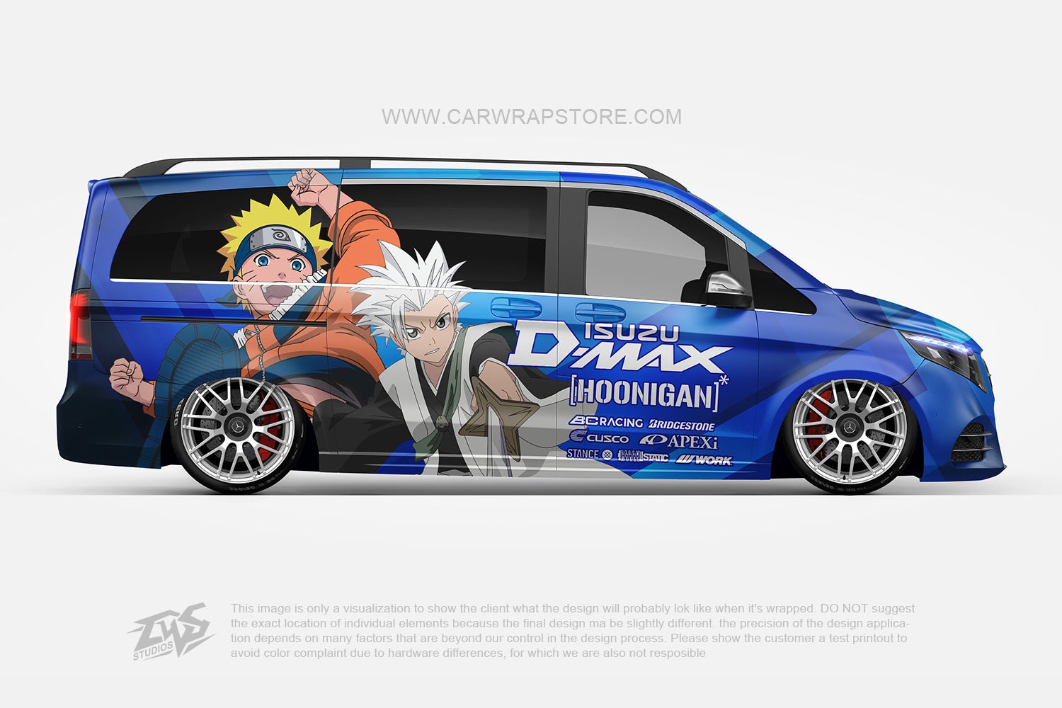 Uzumaki Naruto Bleach Naruto ITASHA anime car wrap vinyl stickers Fit ...