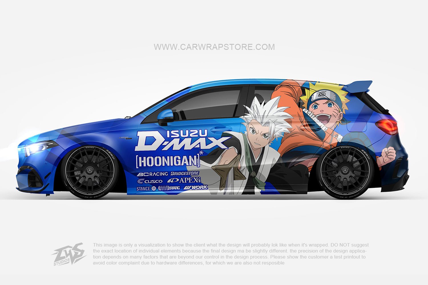 Uzumaki Naruto Bleach Naruto ITASHA anime car wrap vinyl stickers Fit ...