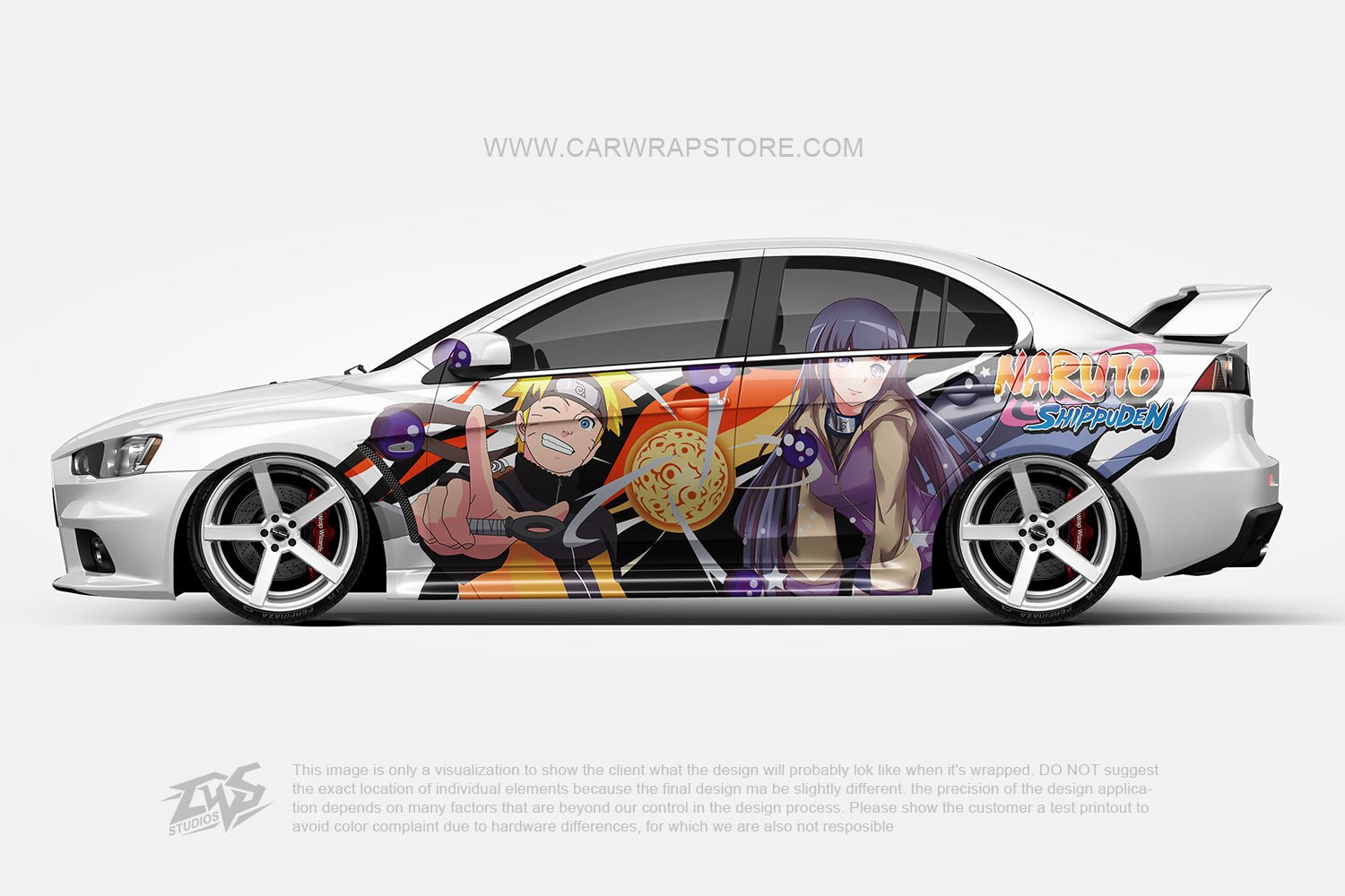 Uzumaki Naruto Hyuuga Hinata Naruto ITASHA anime car wrap vinyl ...