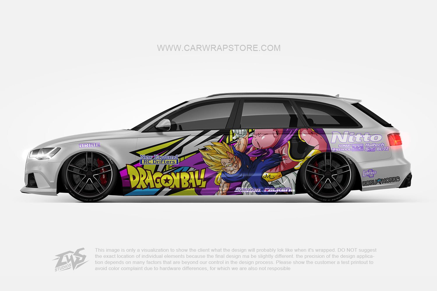 Vegeta Buu BDZ ITASHA anime car wrap vinyl stickers Fit With Any Cars