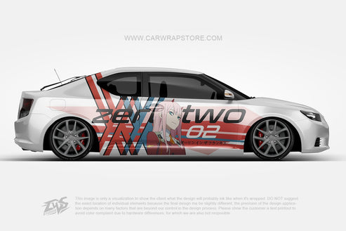 Zero Two DARLING in the FRANXX ITASHA anime car wrap vinyl stickers Fit ...